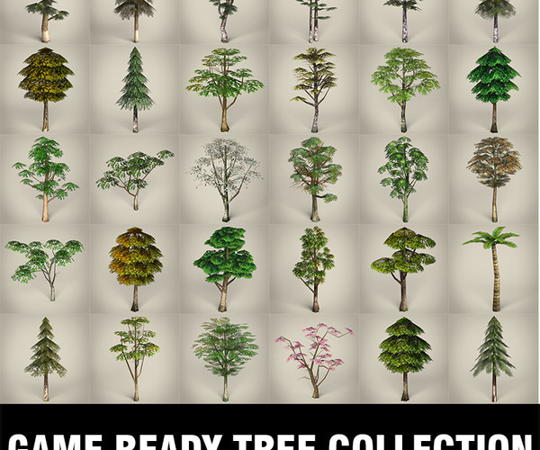 ArtStation - 3D Game Ready Tree Collection | Resources