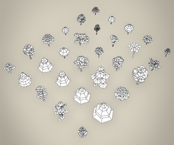ArtStation - 3D Game Ready Tree Collection | Resources