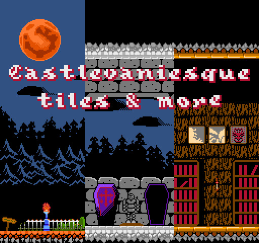 ArtStation - Castlevaniesque Tiles and more | Game Assets
