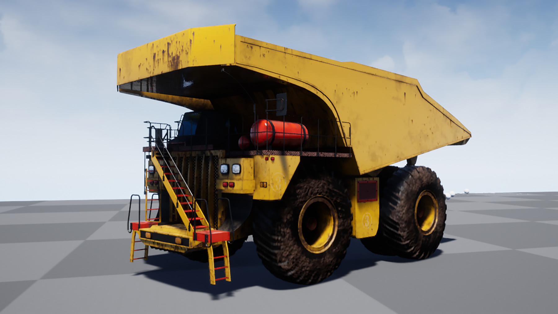 ArtStation - Unreal Engine Driveable Mining Truck | Game Assets