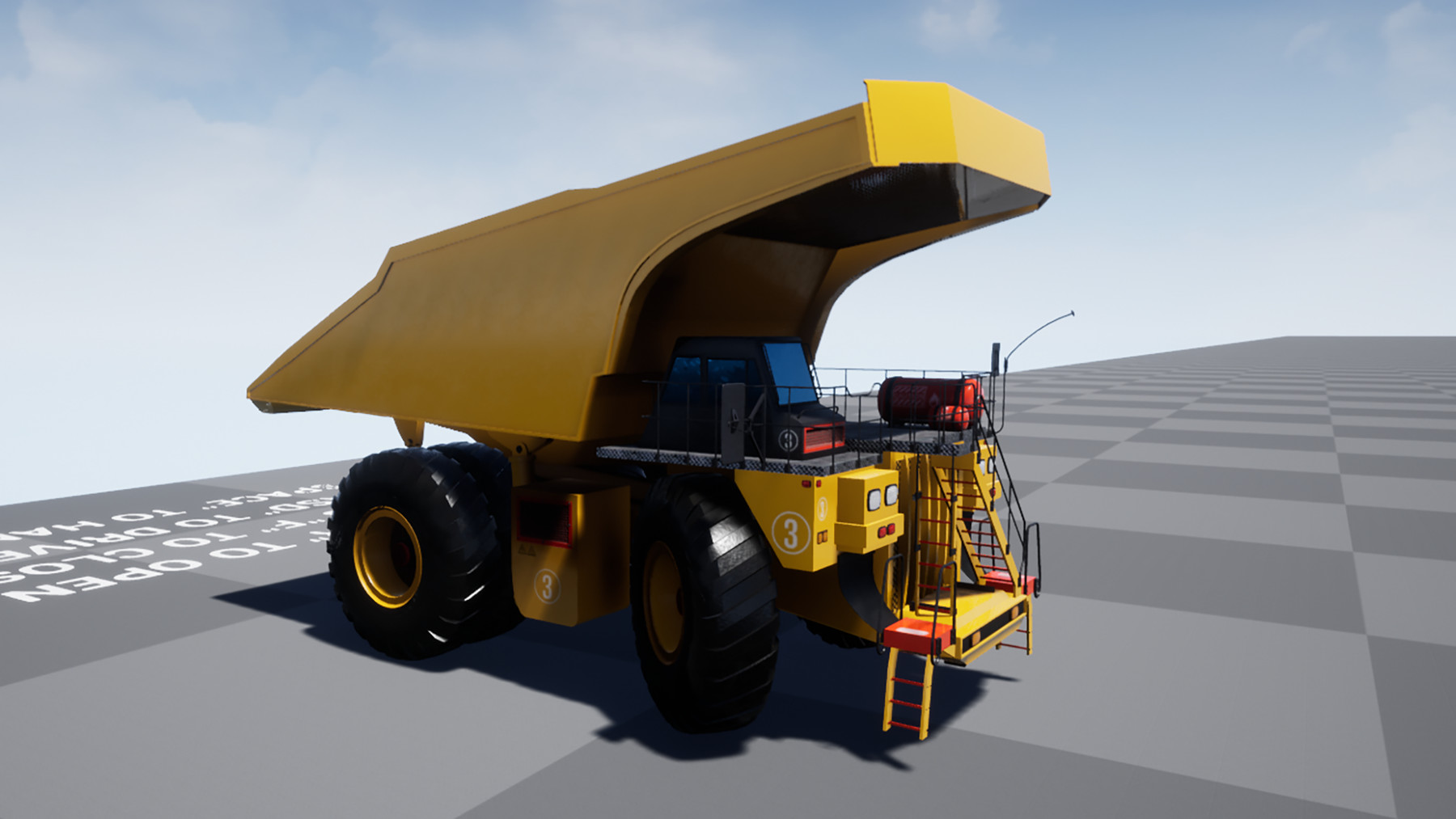 ArtStation - Unreal Engine Driveable Mining Truck | Game Assets