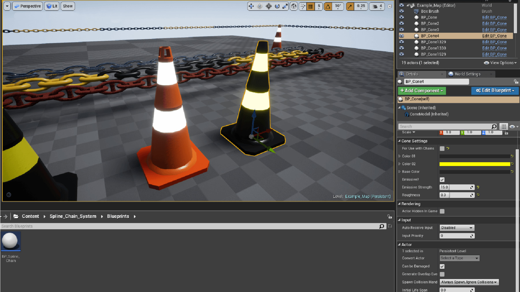 ArtStation - Spline Chain System | Game Assets