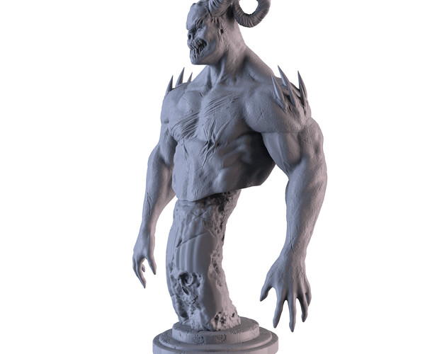 ArtStation - Demon Bust | Resources