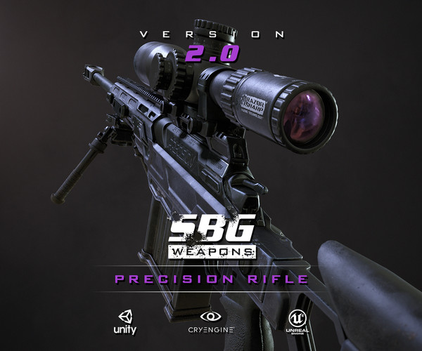 ArtStation - SBG Precision Rifle | Game Assets