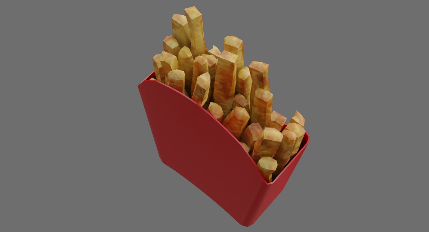 ArtStation - French Fries 1A | Game Assets
