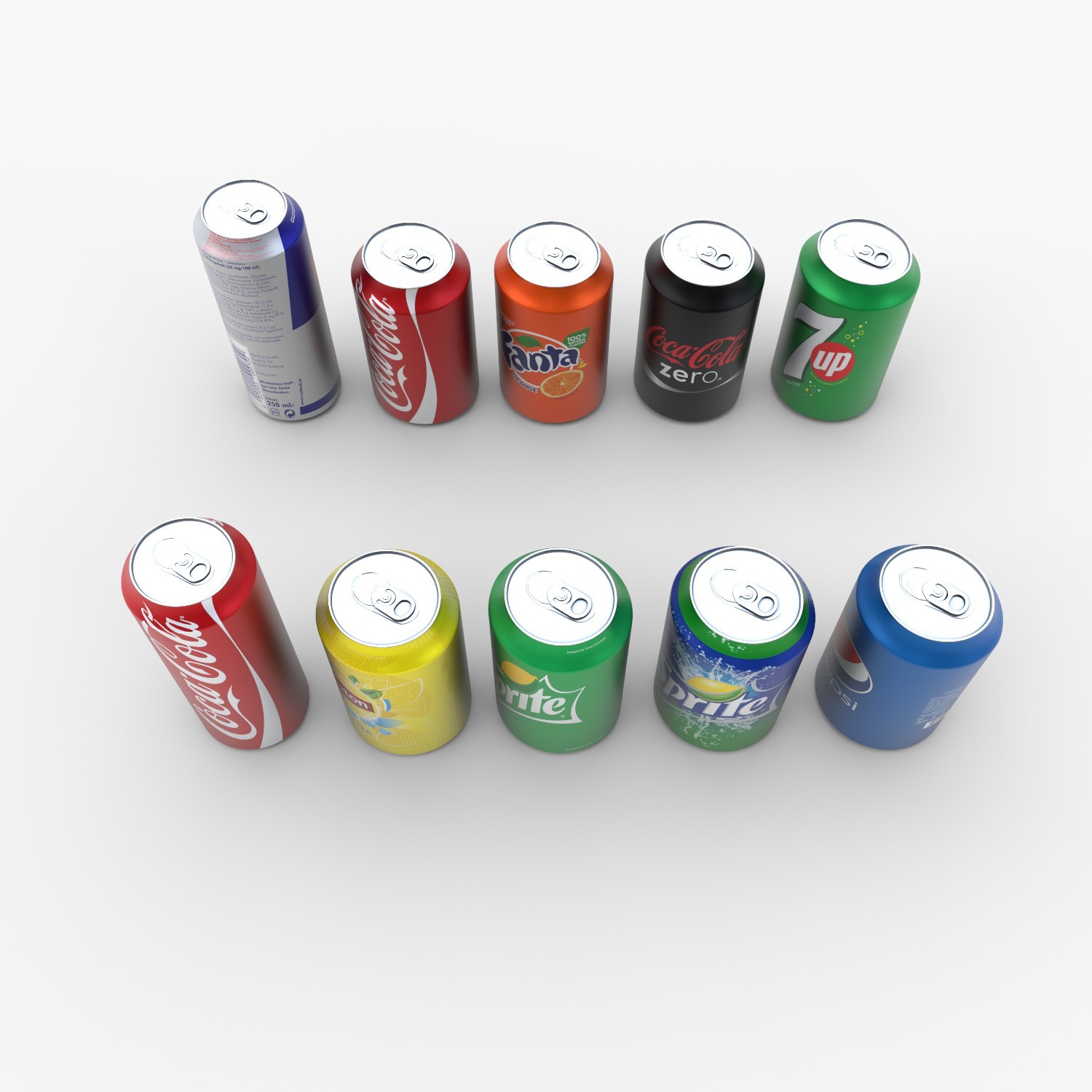 ArtStation - Soda Cans - PBR | Game Assets