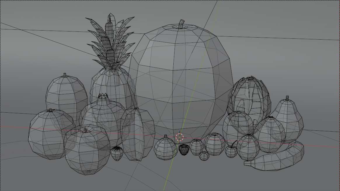 ArtStation - 20 Fruits - Low Poly, Flat Shaded | Resources