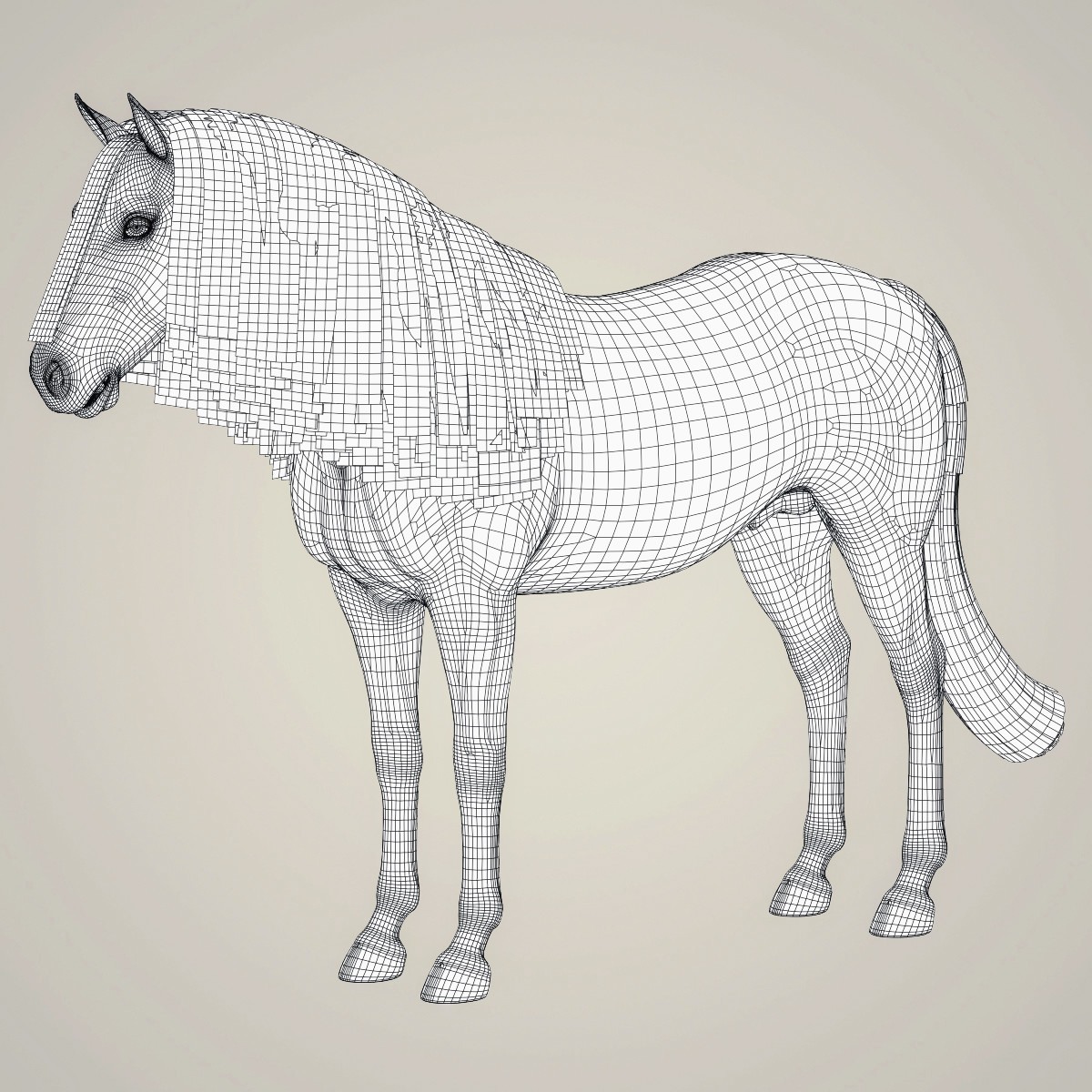 ArtStation - Photorealistic Brown Horse | Resources