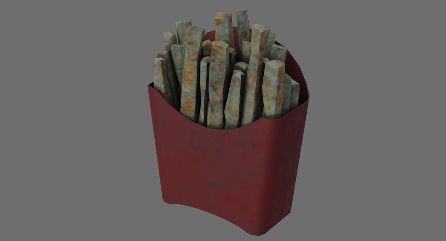 ArtStation - French Fries 1B | Game Assets