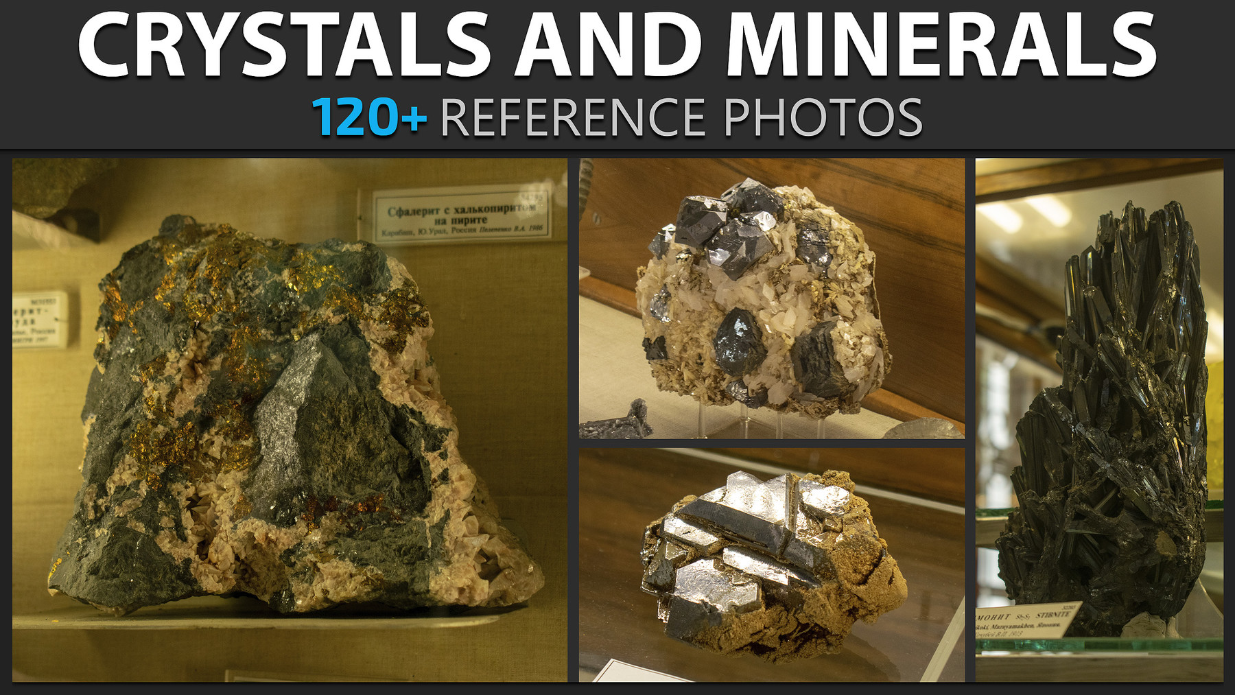 ArtStation - Minerals and Crystals - Reference Pack | Resources
