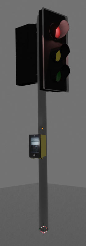 ArtStation - london traffic light | Game Assets