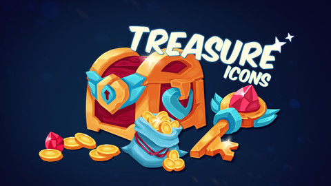 ArtStation - Treasure Icons Pack | Game Assets