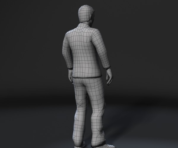 ArtStation - Animated Old Man-Rigged 3d game character Low-poly | Game ...