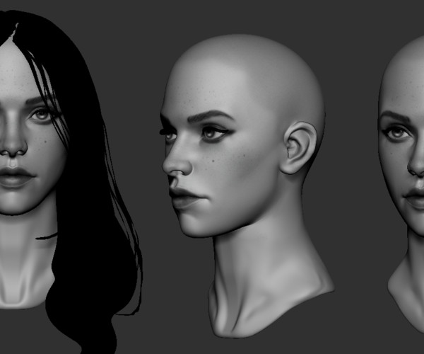 ArtStation - Head Sketch #7 | Resources