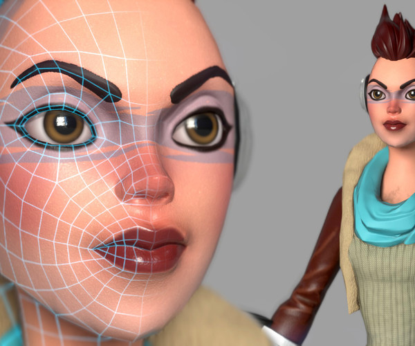 Artstation Character Modeling Texturing For Game Complete