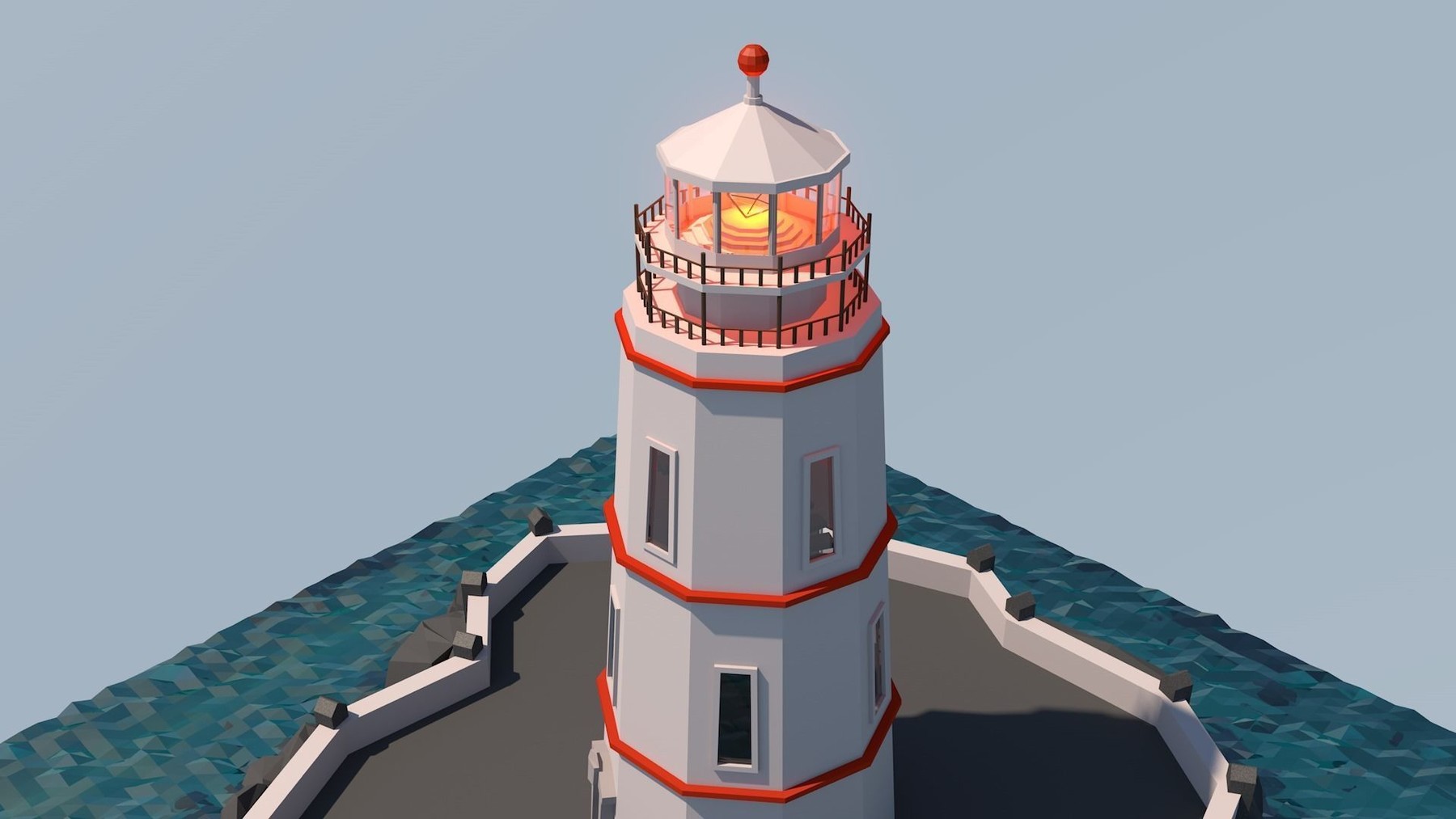 ArtStation - Lighthouse at sea | Game Assets