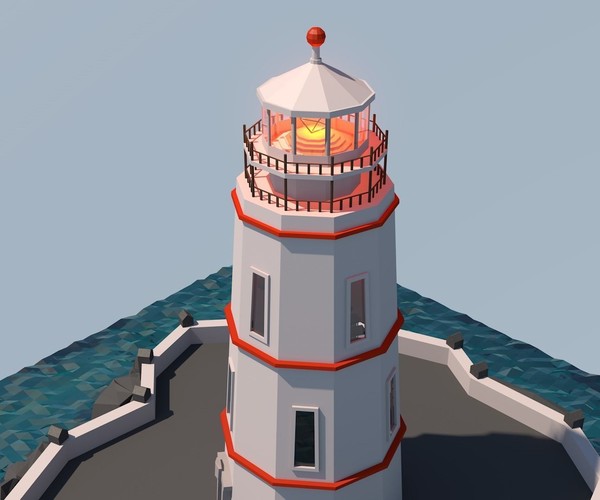 ArtStation - Lighthouse at sea | Game Assets