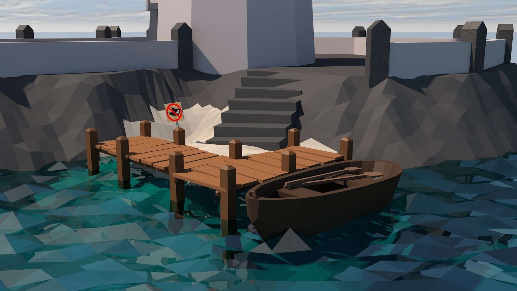 ArtStation - Lighthouse at sea | Game Assets