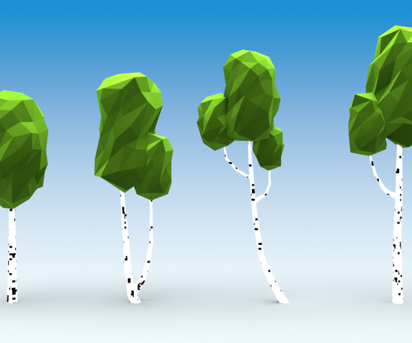 ArtStation - Birch Trees | Game Assets