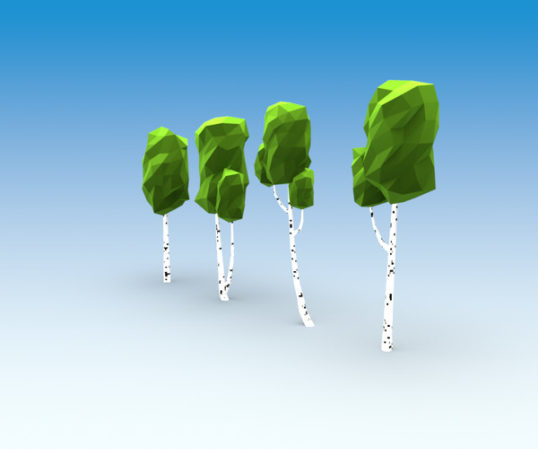 ArtStation - Birch Trees | Game Assets