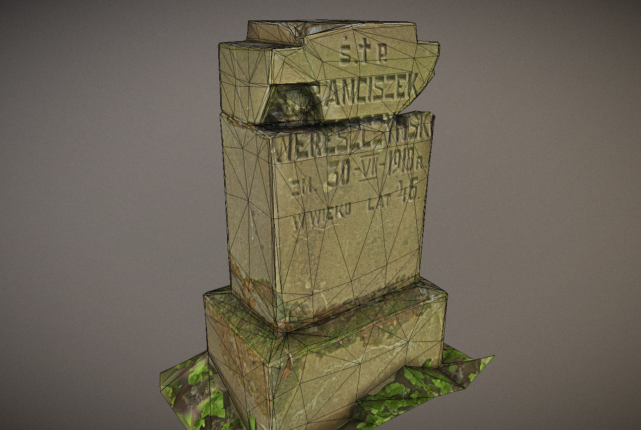 ArtStation - Scanned photorealistic broken cracked Grave stone | Game ...