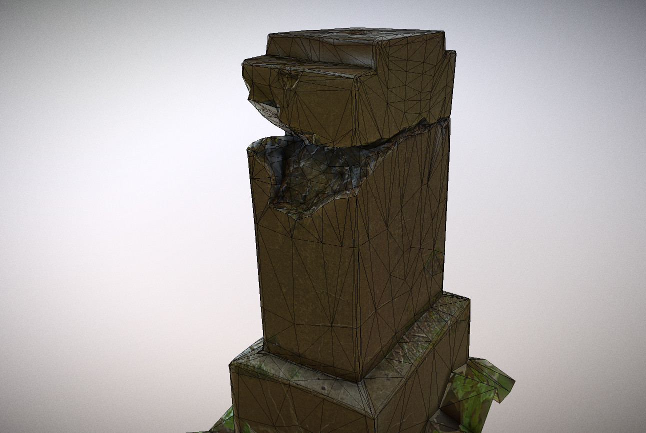ArtStation - Scanned photorealistic broken cracked Grave stone | Game ...