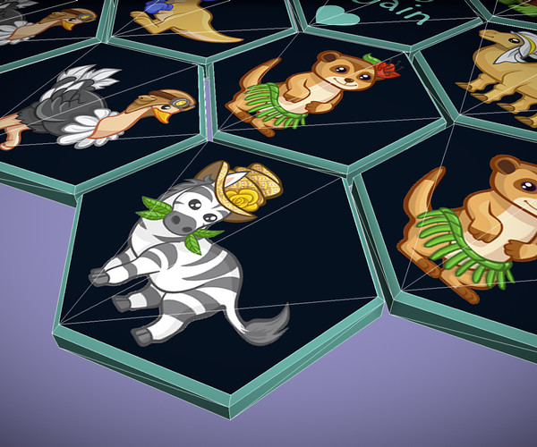 ArtStation - Perfect Hexagon Memory Game for Kids | Resources