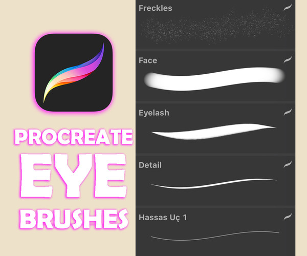 ArtStation - Procreate Eye Brushes | Brushes