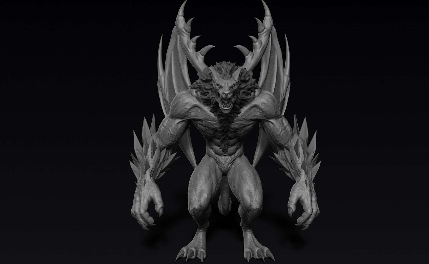 ArtStation - Asura Demon Sculpt | Resources