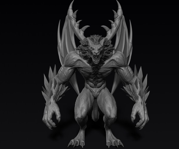 ArtStation - Asura Demon Sculpt | Resources