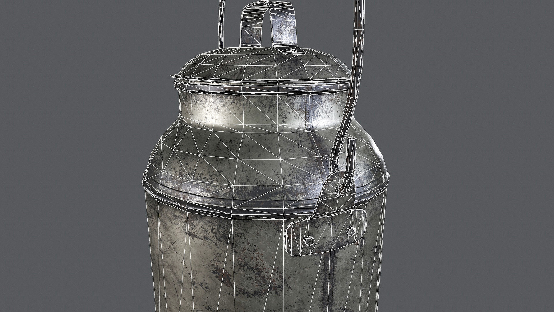 ArtStation - Old Milk Can PBR Low-poly | Game Assets