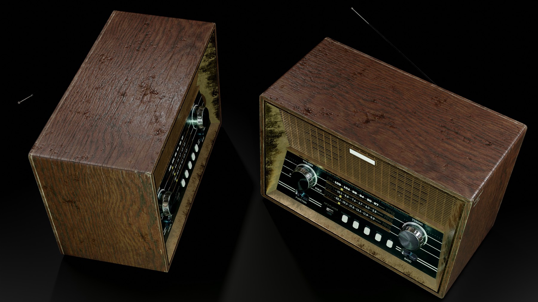 ArtStation - Radio Props | Game Assets