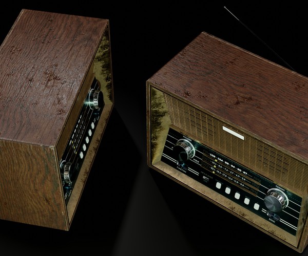ArtStation - Radio Props | Game Assets