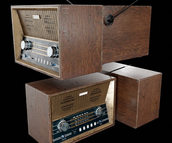 ArtStation - Radio Props | Game Assets