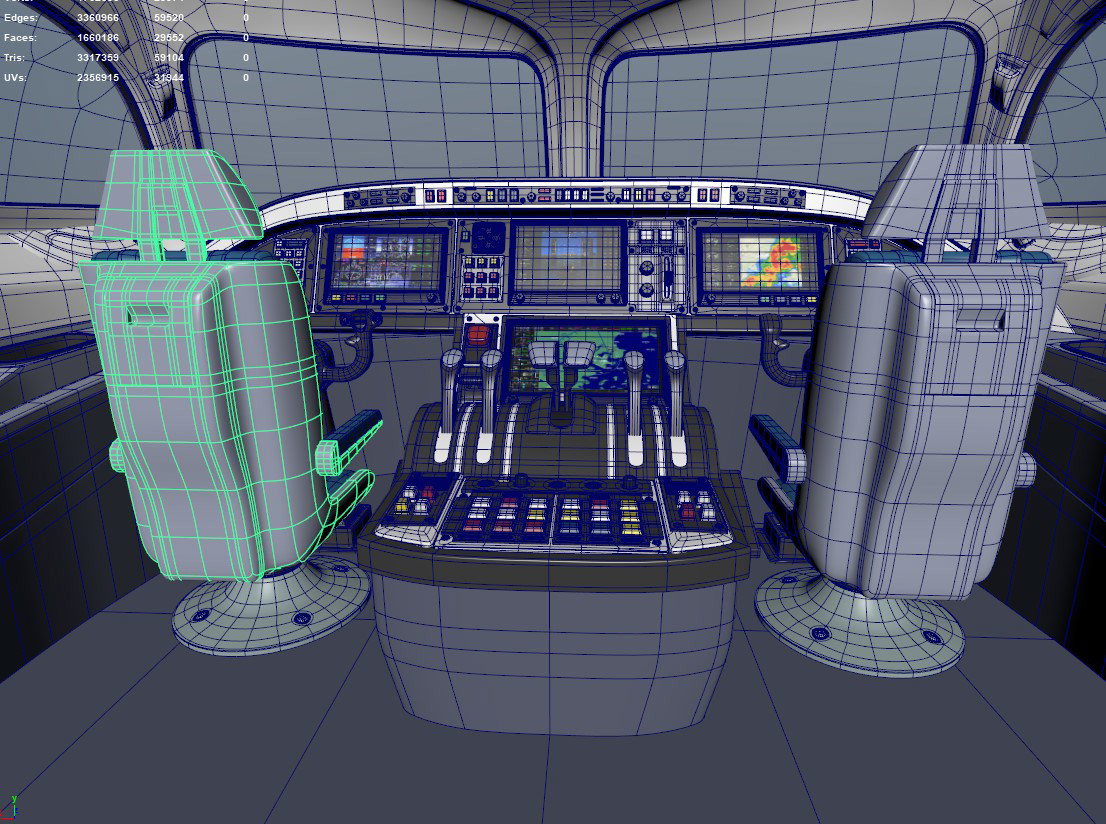 ArtStation - Airplane interior | Resources