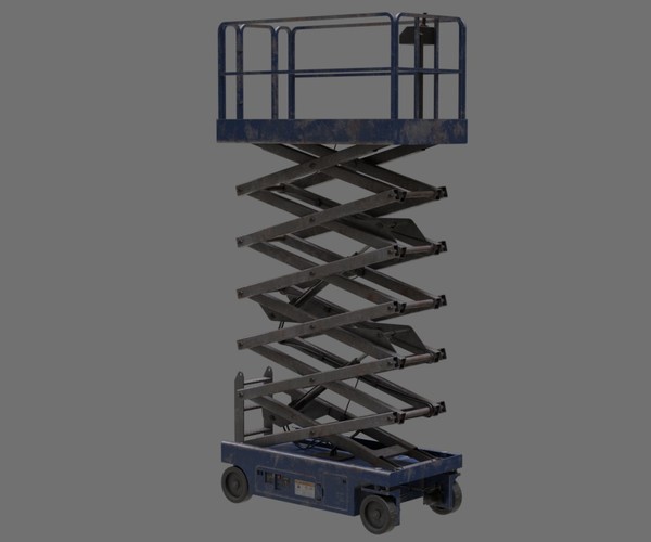 ArtStation - Scissor Lift 1B | Game Assets