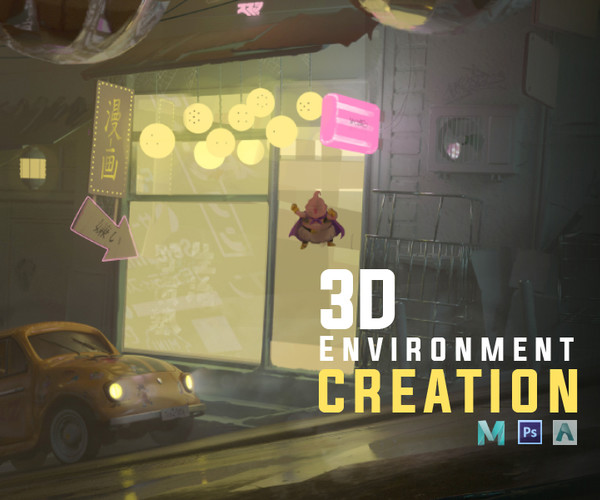 ArtStation - 3D Environment Creation Walkthrough | Tutorials