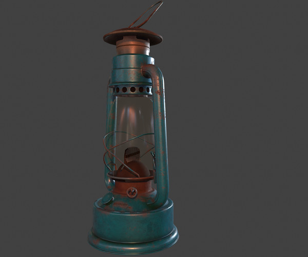 ArtStation - old lantern lowpoly model | Game Assets