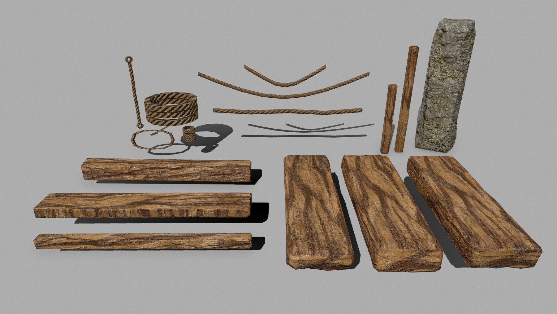 ArtStation - Wood Set | Game Assets