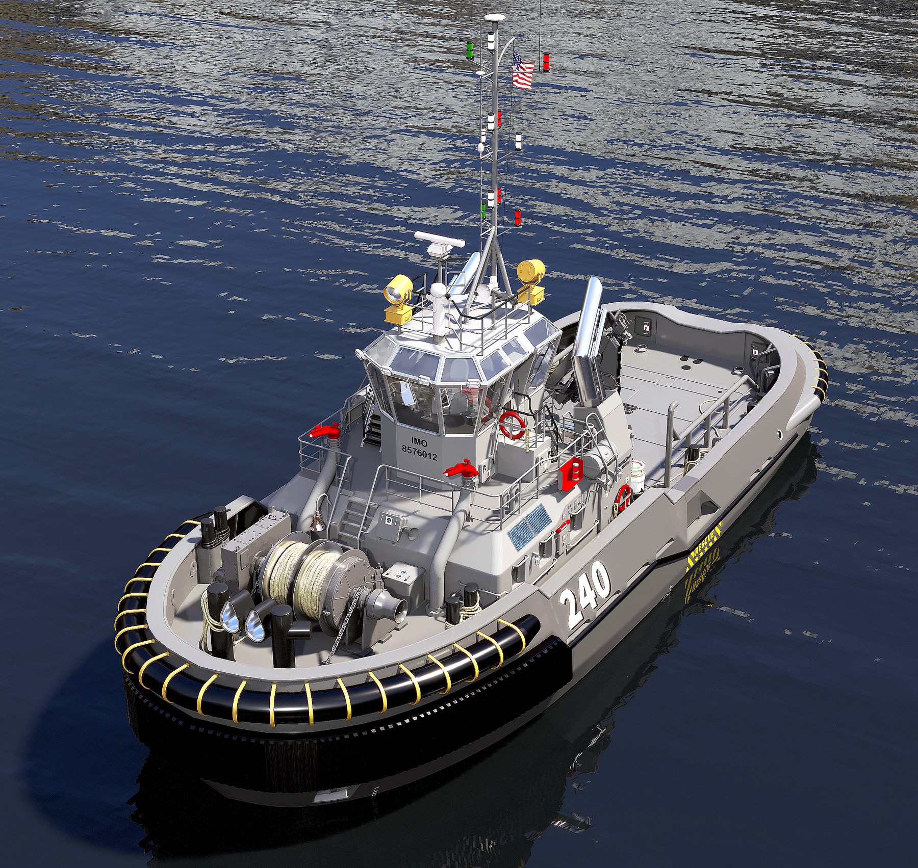 ArtStation - Military Tugboat ASD | Resources