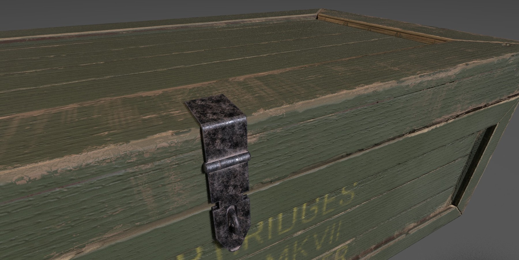 ArtStation - Military box lowpoly model | Game Assets