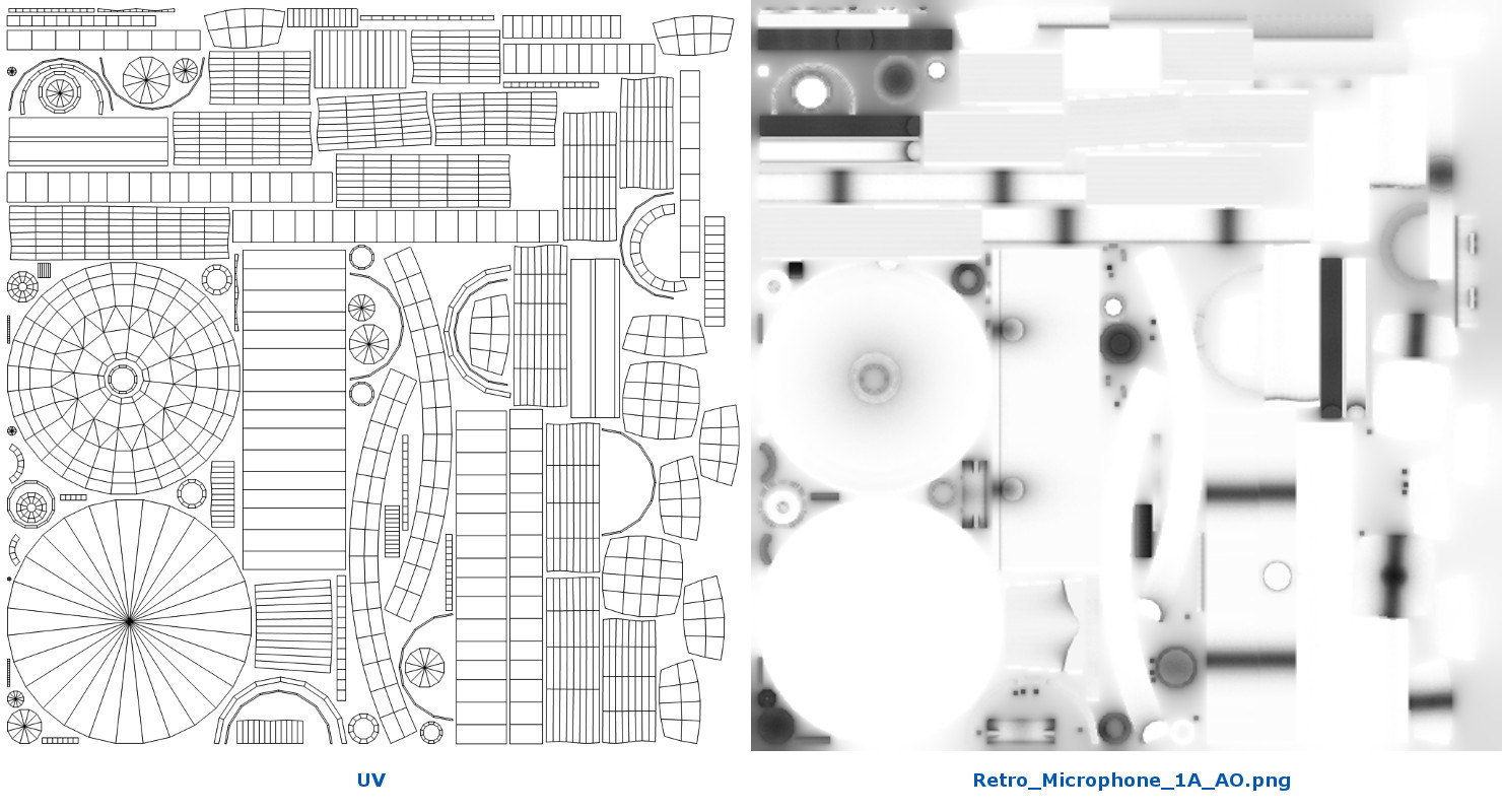 ArtStation - Retro Microphone 1A | Game Assets