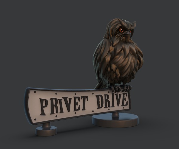 ArtStation - Privet drive sign 3D print model | Resources