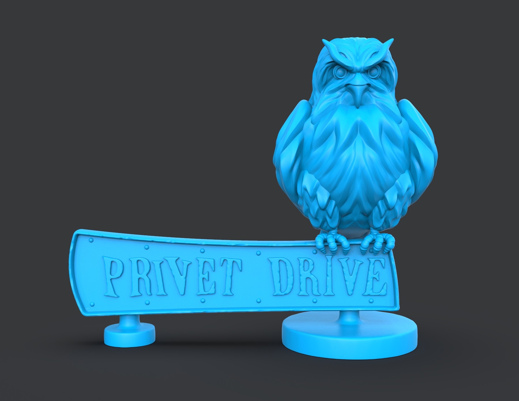 ArtStation - Privet drive sign 3D print model | Resources