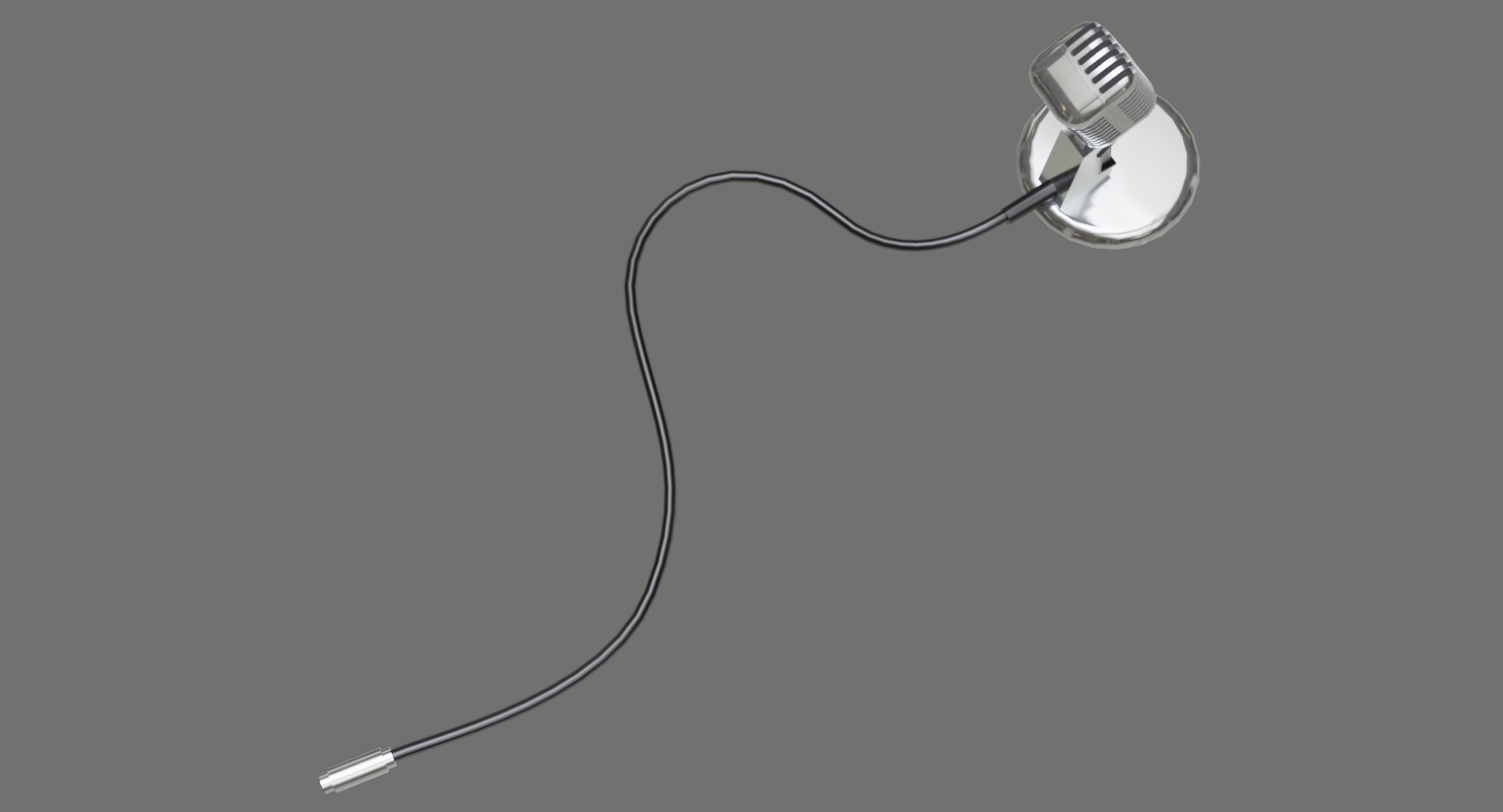 ArtStation - Retro Microphone 2A | Game Assets