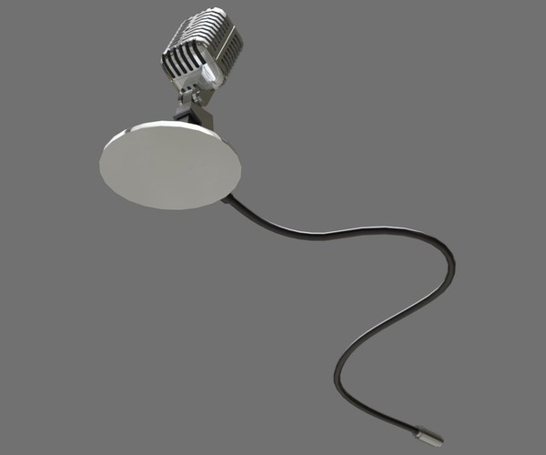 ArtStation - Retro Microphone 2A | Game Assets