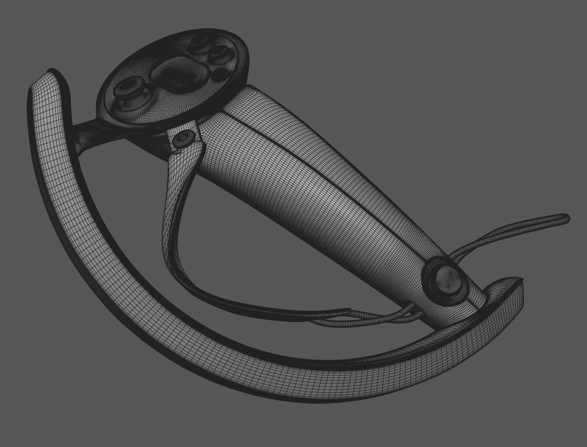 ArtStation - Valve Index VR headset with controllers and sensors - full ...