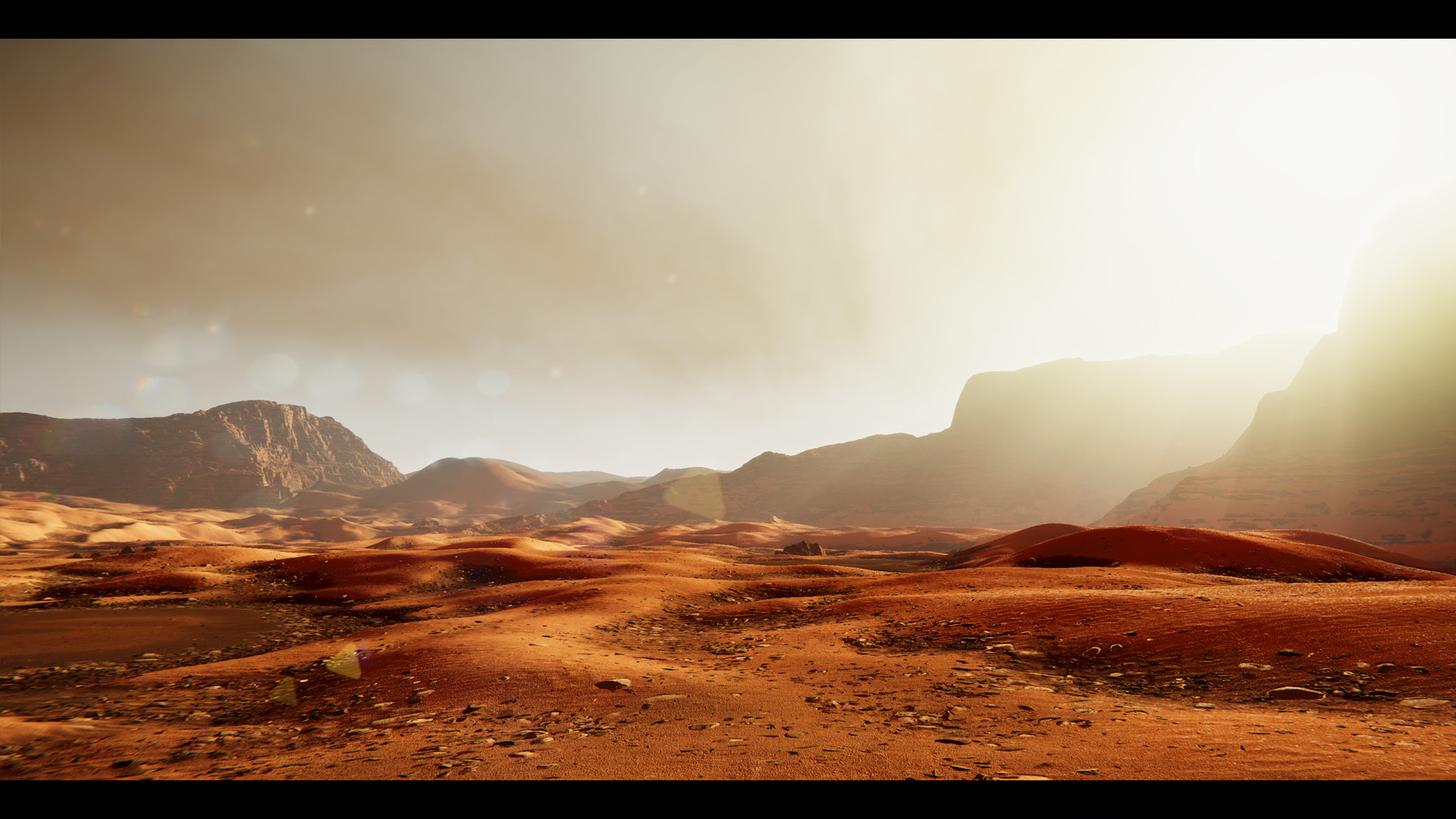 ArtStation - [Unity Project 2017+] Mars Planet Environment | Game Assets
