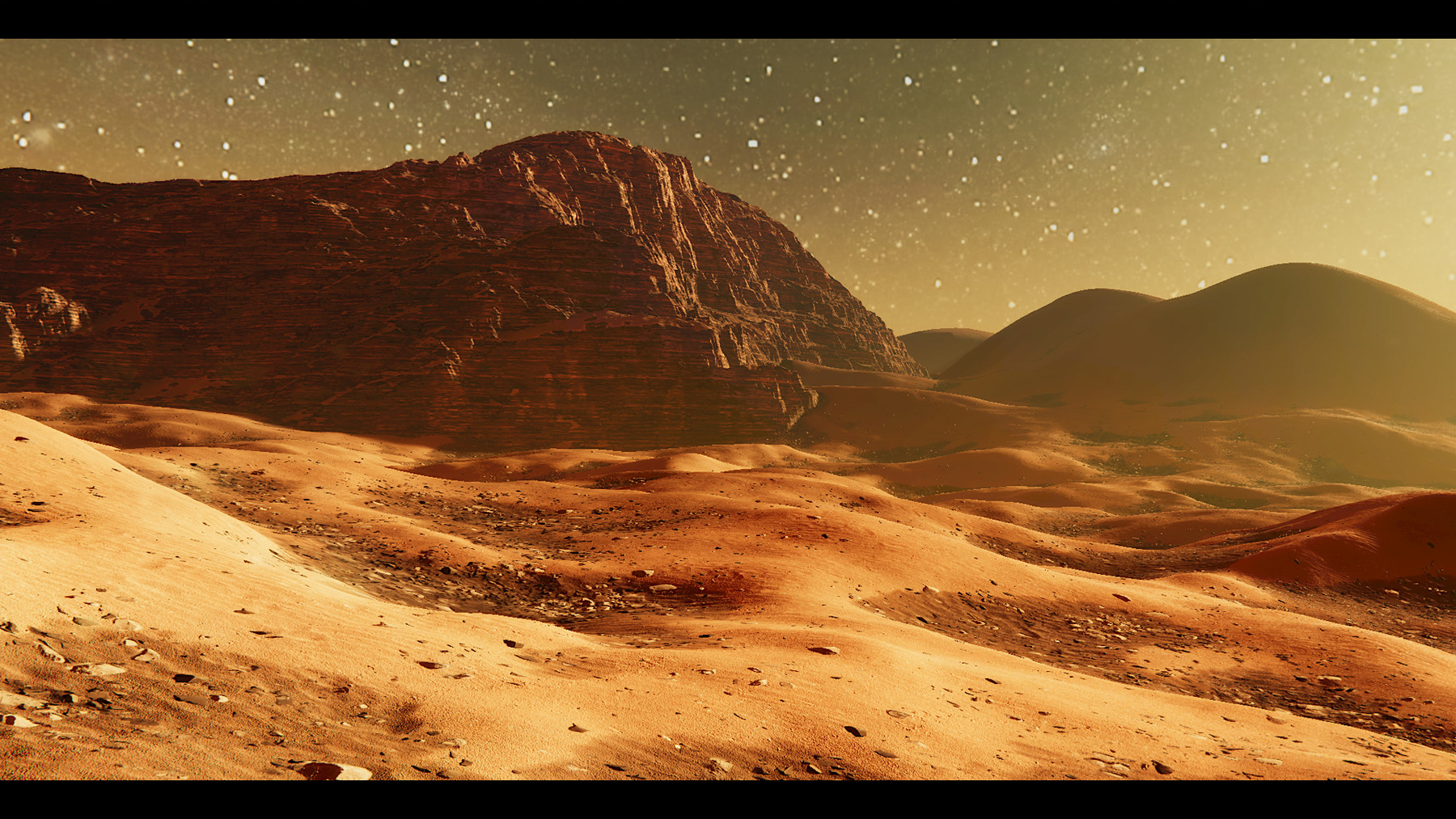 ArtStation - [Unity Project 2017+] Mars Planet Environment | Game Assets