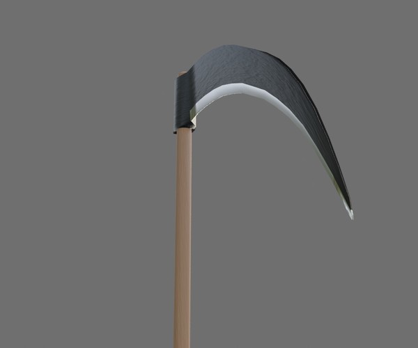 ArtStation - Scythe Tool - Ferramenta Foice Low-poly 3D model | Game Assets